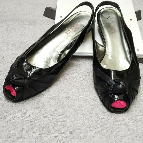 Sesto Meucci | Shoes | M Sesto Meucci Black 1 Heels Slingbacks | Poshmark